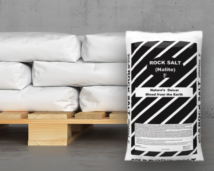 Rock Salt (Halite) - 1 Pallet of 49 bags for sale | Ninja De-Icer