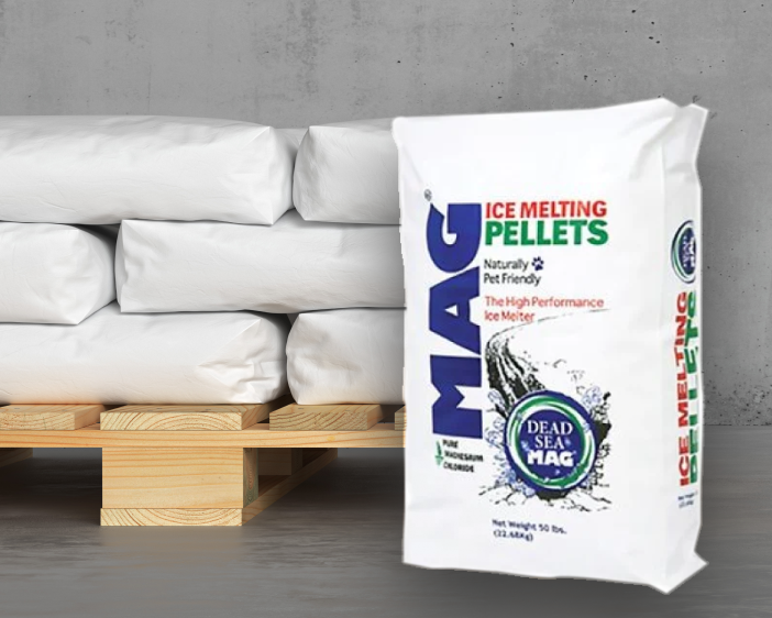 Shop Dead Sea MAG pellets 50 lb bag 48/pallet | Ninja De-Icer