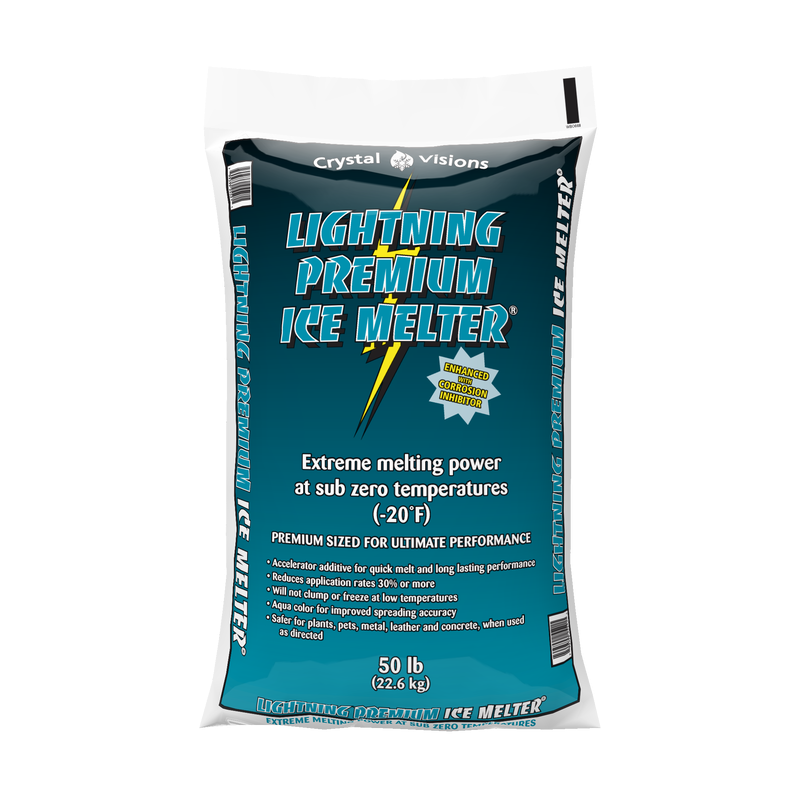 Lightning Premium Ice Melter 50 Lbs Bag | Ninja De-Icer